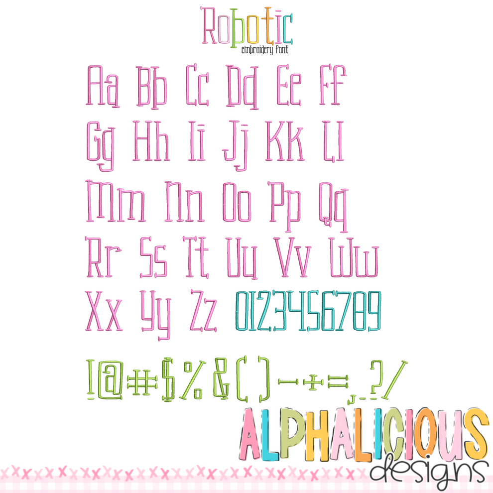 Always a Good Time Satin Embroidery Font – Alphalicious Designs