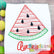 Watermelon- Scribble Fill – Alphalicious Designs