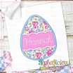 Egg with Scallop Banner-Satin – Alphalicious Designs