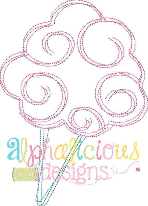 Super Sweet Cotton Candy-Scribble Vintage – Alphalicious Designs