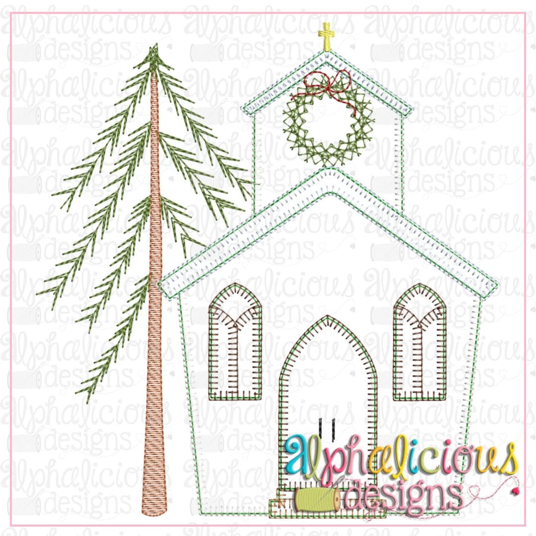 Christmas Church-Blanket – Alphalicious Designs