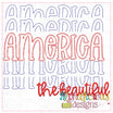 America the Beautiful-Scribble – Alphalicious Designs