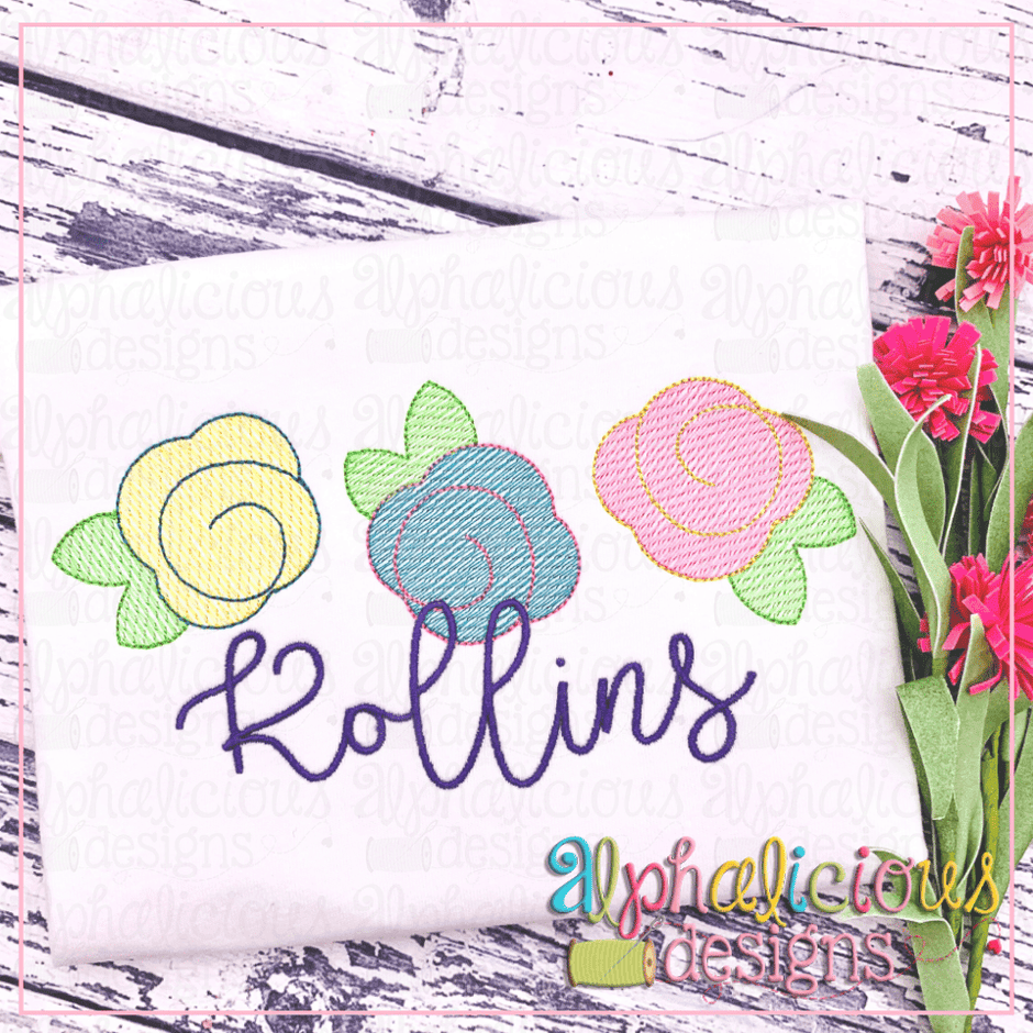 Flowers- Stitch – Page 3 – Alphalicious Designs
