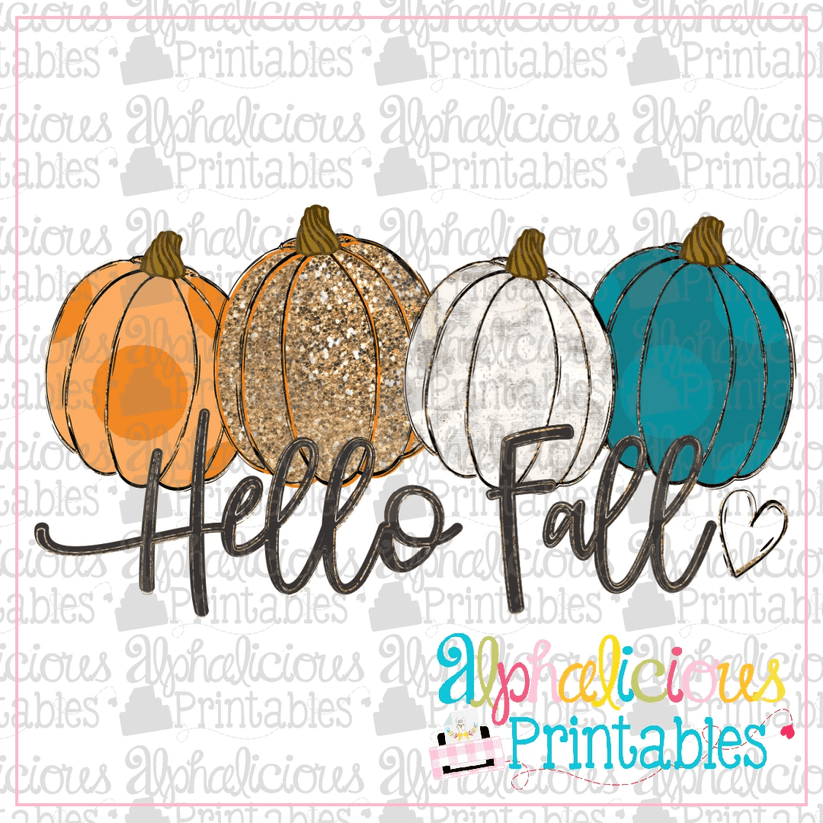 Hello Fall with Heart-Printable – Alphalicious Designs