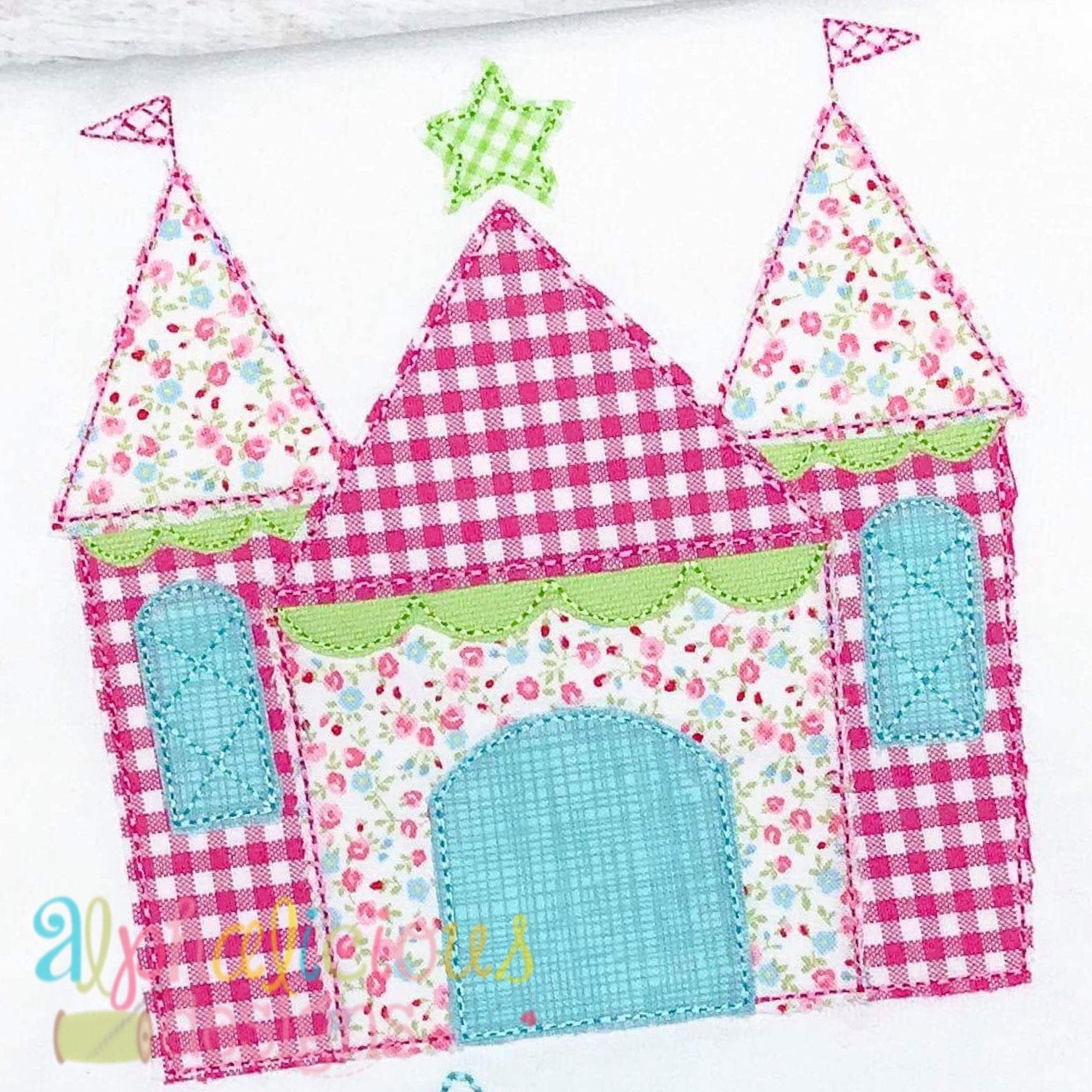 Pretty Princess Castle-Triple Bean – Alphalicious Designs