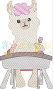 Learning Llama 2-Sketch – Alphalicious Designs