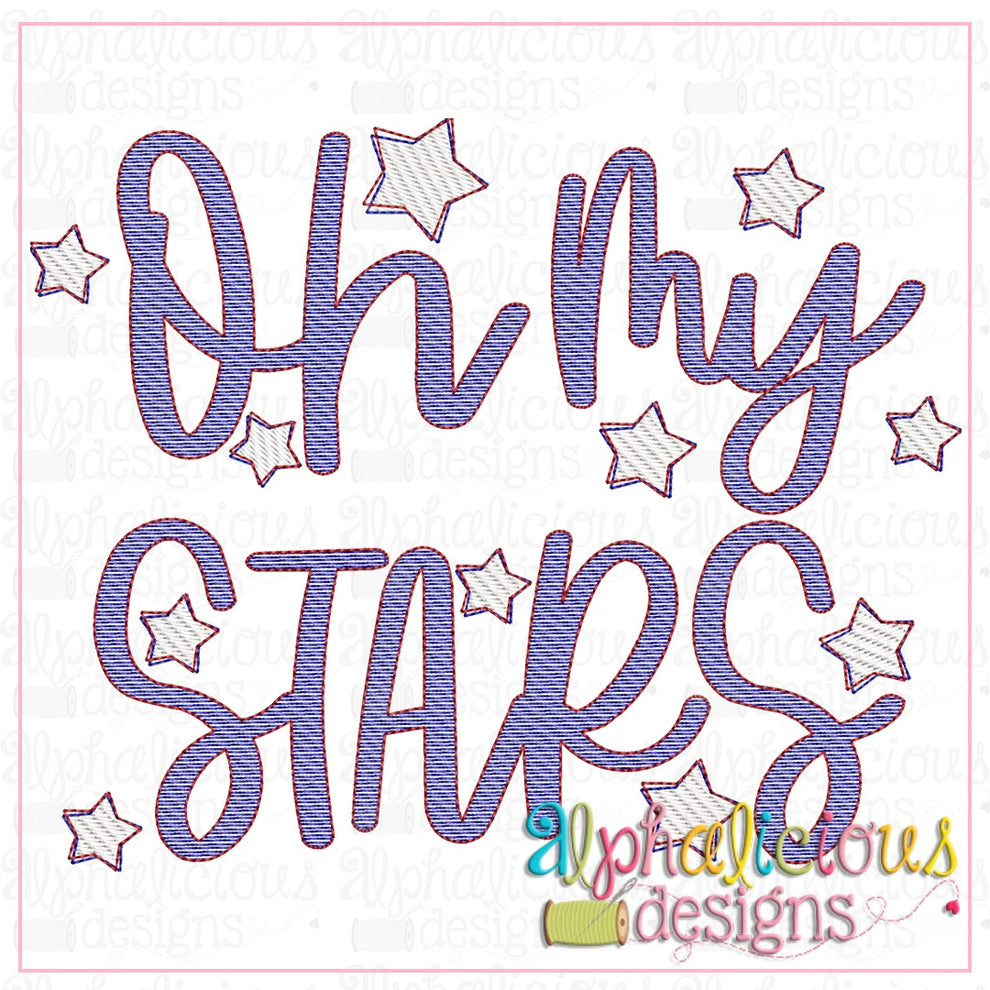 Oh My Stars-Sketch – Alphalicious Designs