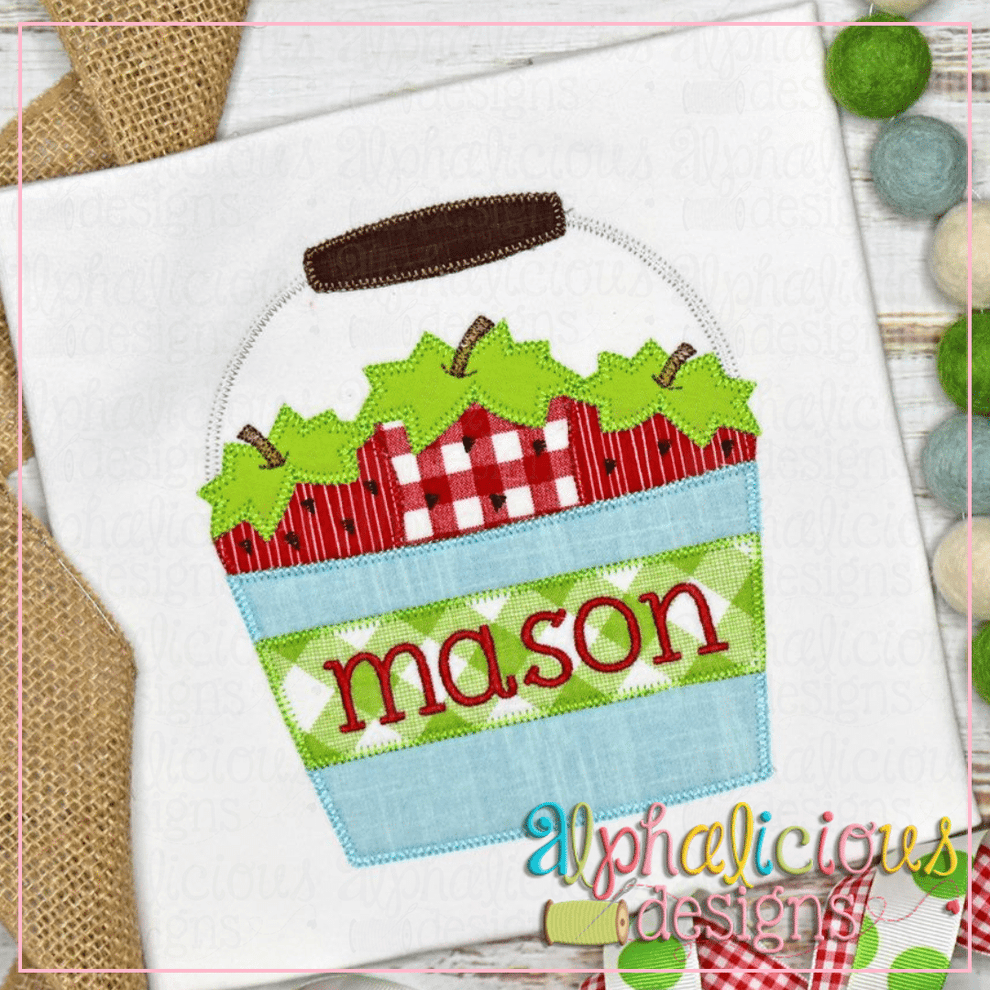 Strawberry Bucket- Blanket – Alphalicious Designs