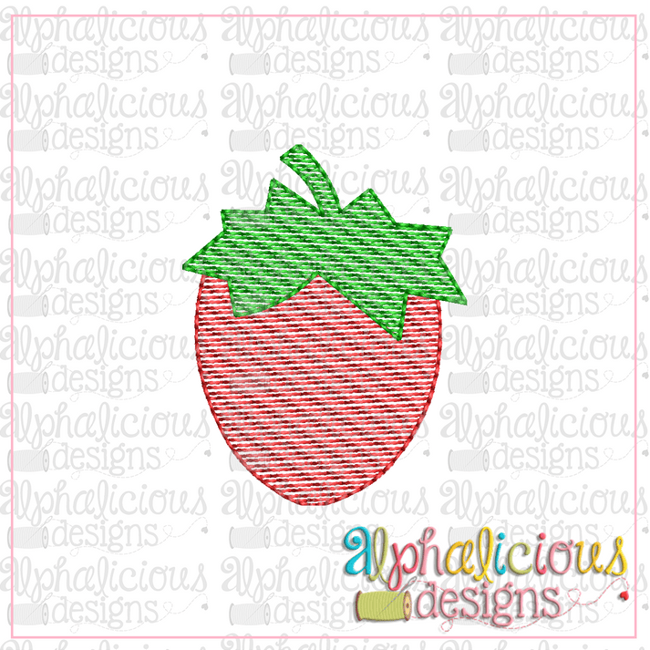 Strawberry MINI-Sketch – Alphalicious Designs