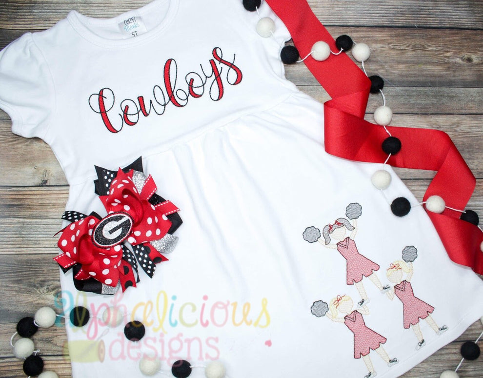 Triple Cheer Tower-Sketch – Alphalicious Designs