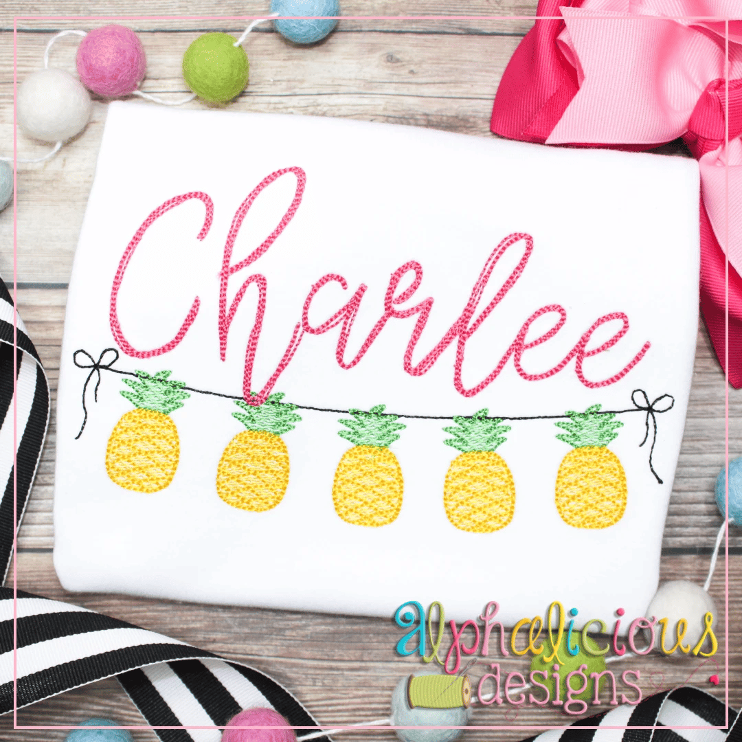 Oakley Scribble Embroidery Font – Alphalicious Designs
