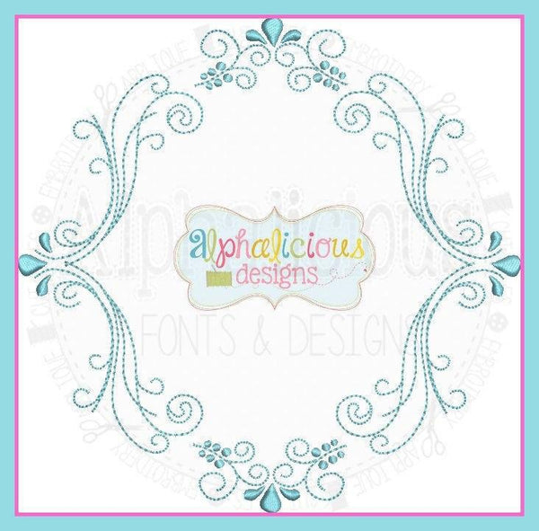 Classic Heirloom Triple Monogram Frame – Alphalicious Designs