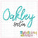 Oakley Embroidery Font – Alphalicious Designs